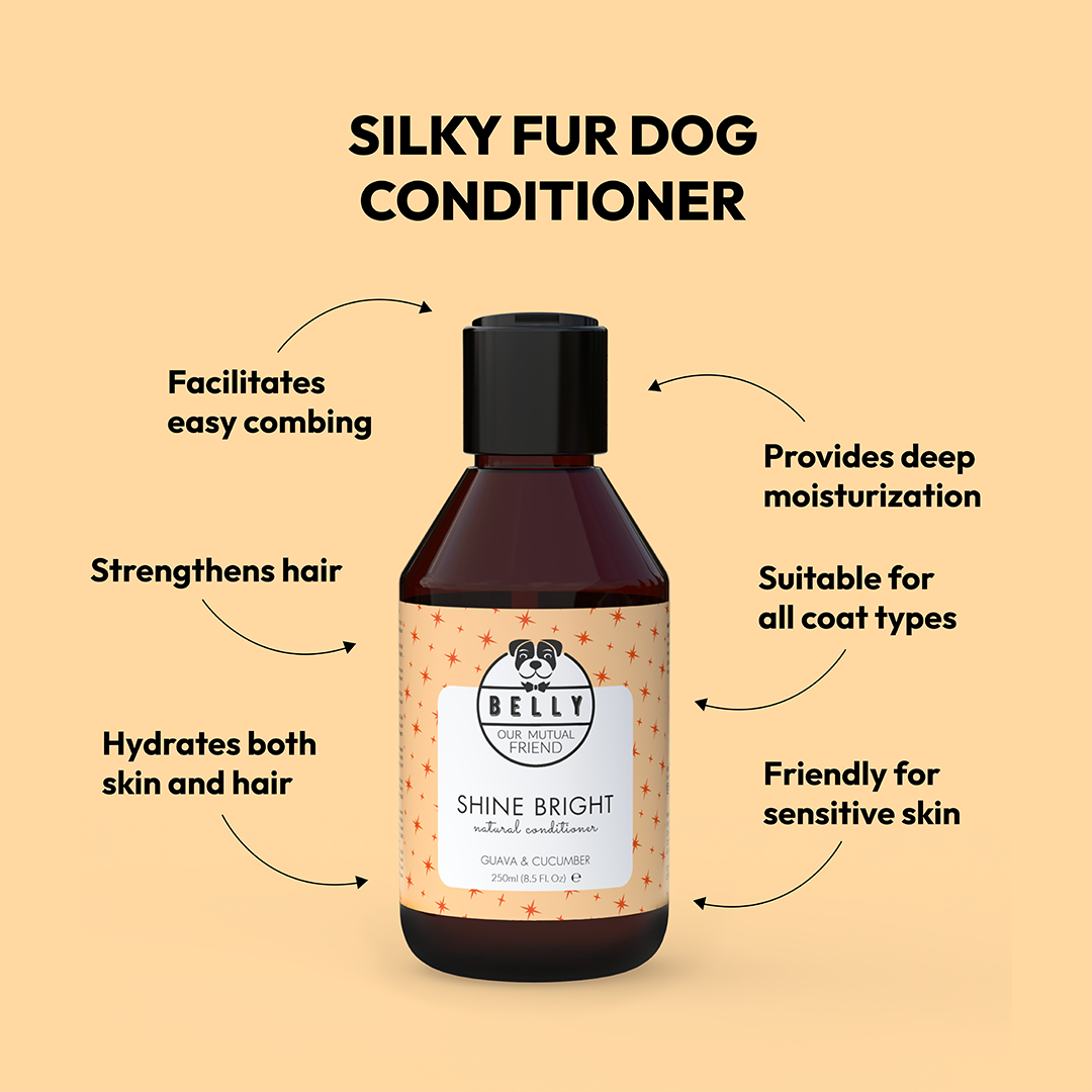 Ultra Nourishing Dog Conditioner for silky dog fur | BellyDog