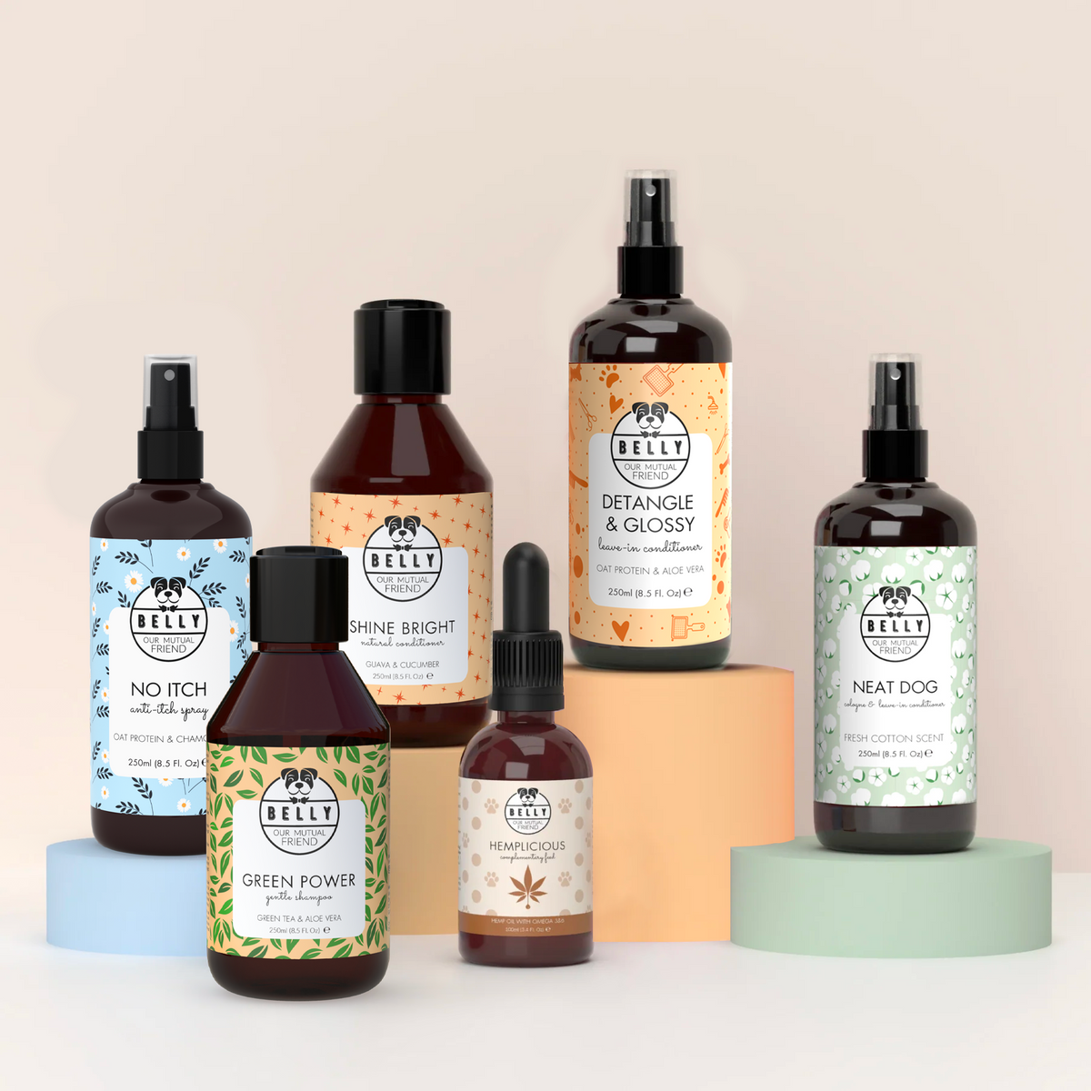 Complete Grooming Set for Sensitive Dog Coats – Belly